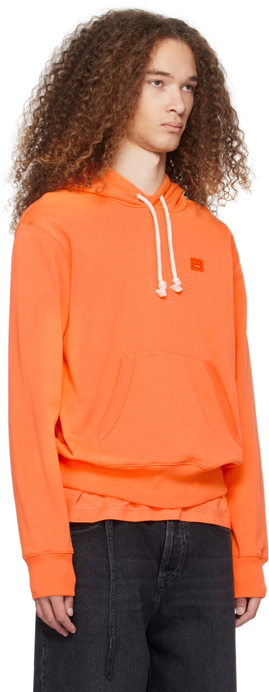Acne Studios Orange Patch Hoodie Acne Studios