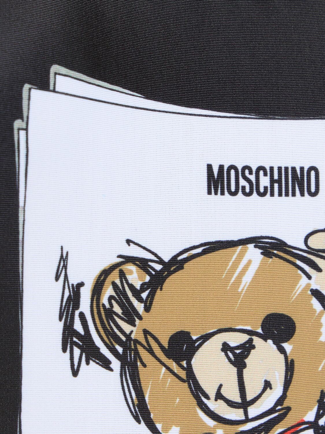 MOSCHINO Printed Lycra One Piece Swimsuit Moschino