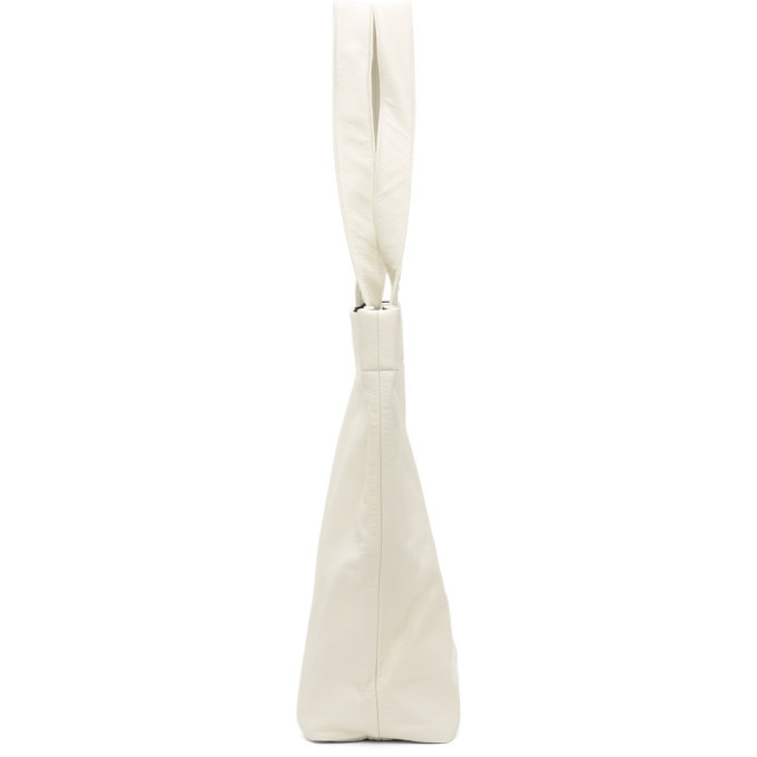 Yohji Yamamoto Off-White Signature Logo Tote Yohji Yamamoto