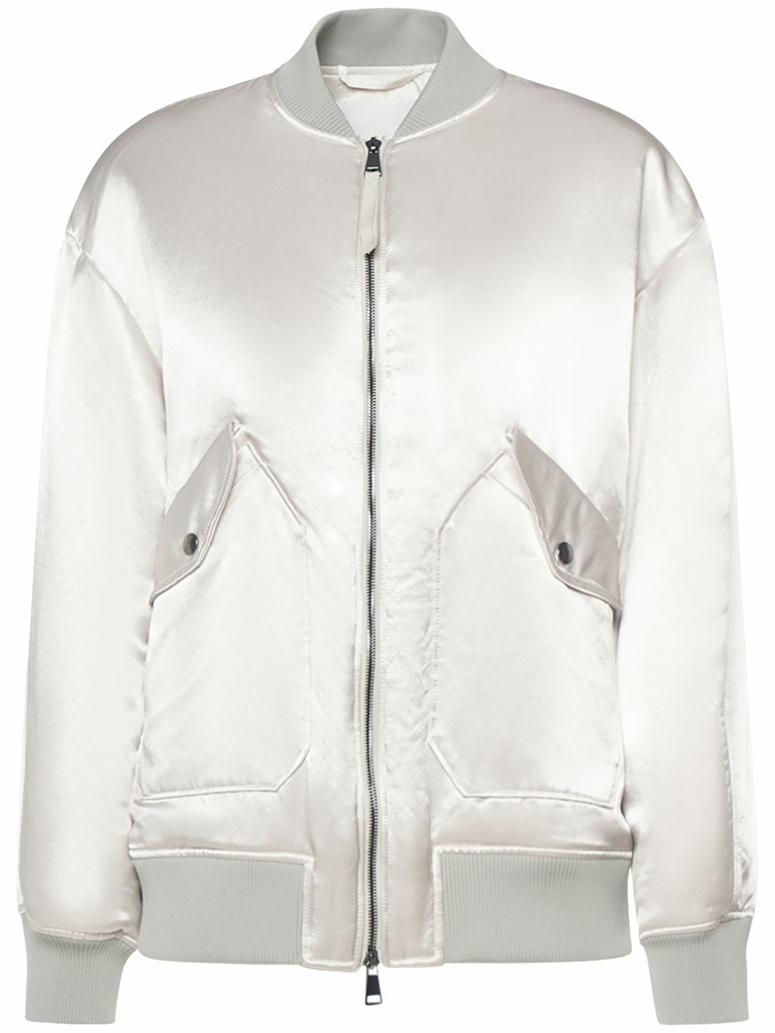 MAX MARA - Imelde Satin Bomber Jacket Max Mara
