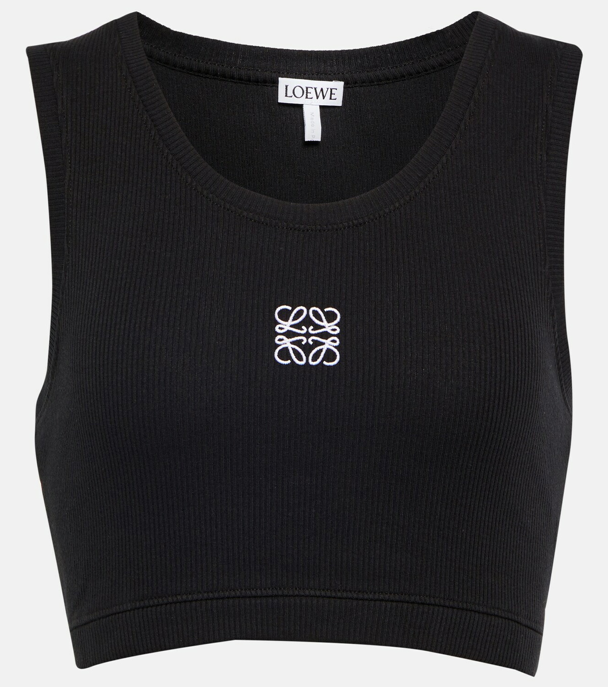 Loewe - Anagram cotton crop top Loewe