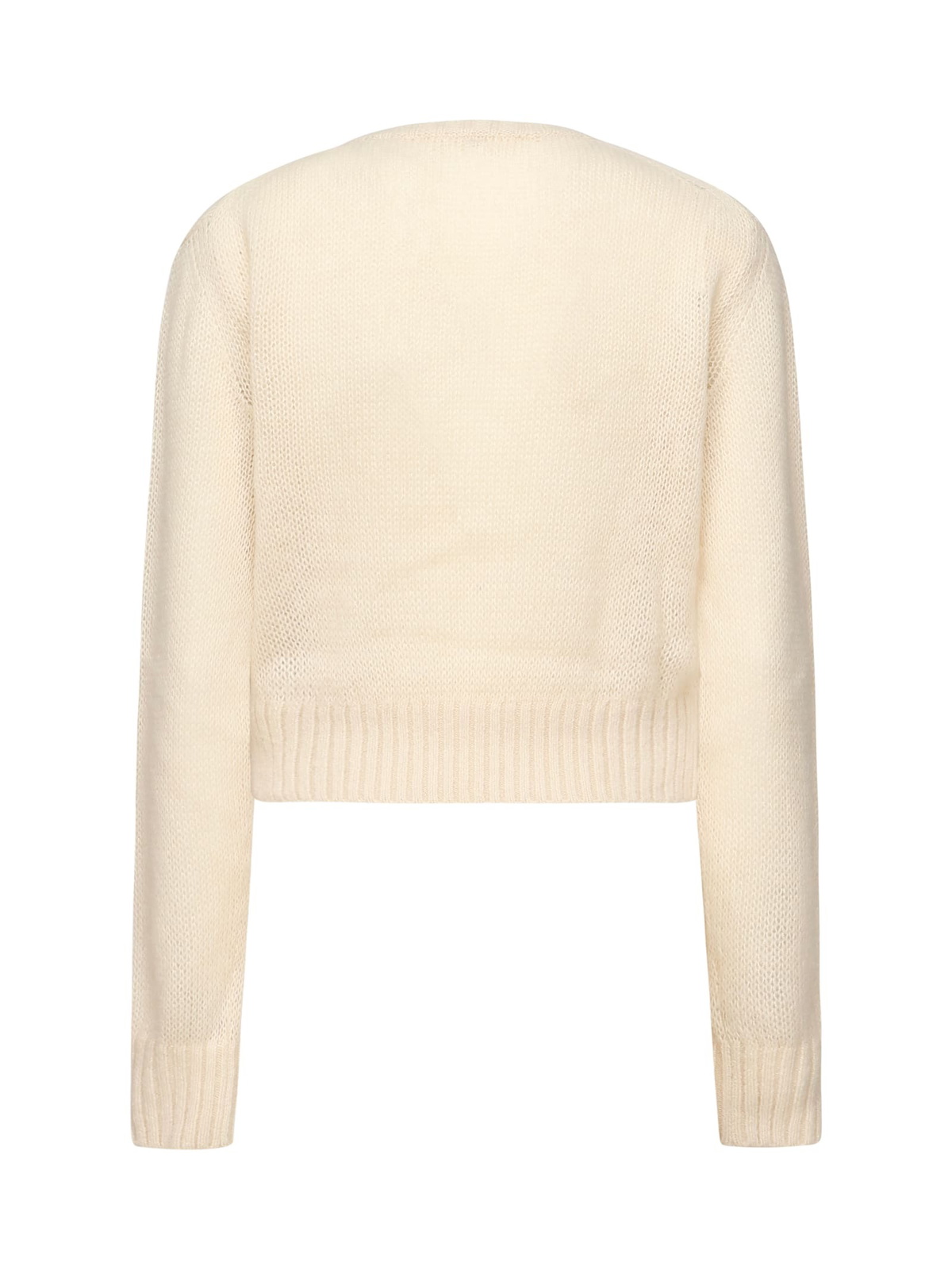Chloé Alpaca Wool And Silk Knitted Logo Sweater Chloe