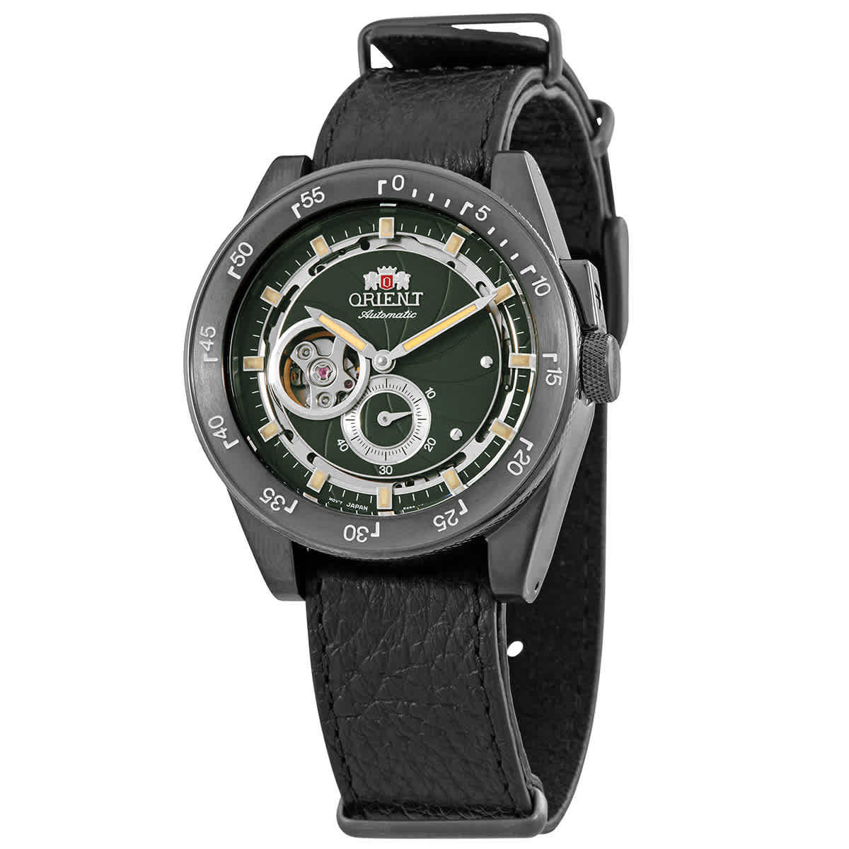 Orient Retro Future Camera Automatic Green Dial Mens Watch RA ...