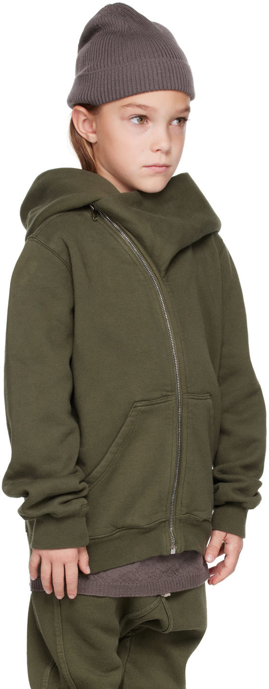 Rick Owens Kids Green Mountain Hoodie Rick Owens