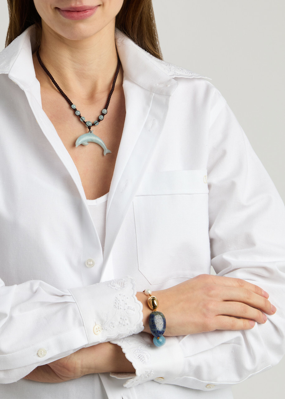 Zimmermann Mellow Dolphin Cord Necklace - Multicoloured 1 - One Size ...