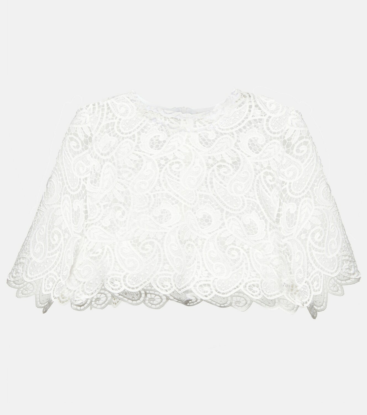Dodo Bar Or Scalloped lace crop top Dodo Bar Or