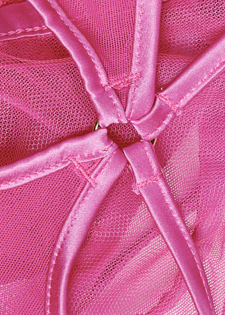 Fleur OF England Lola Mesh Bralette Pink Fleur of England