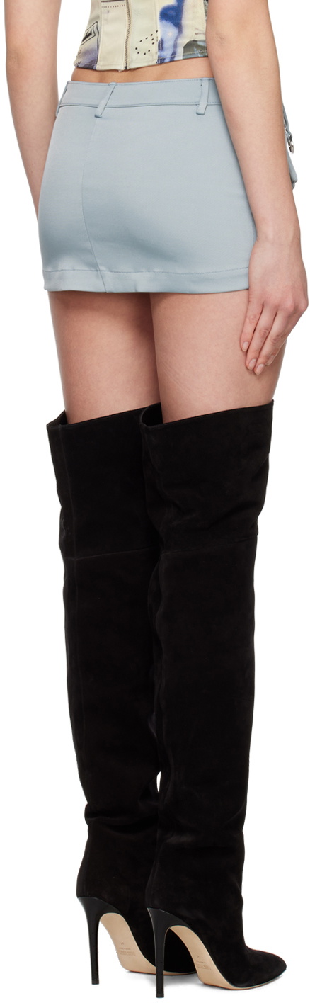 Miaou Blue Hannah Jewett Edition Mac Miniskirt Miaou