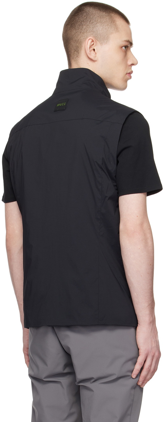 BOSS Black Zip-Up Vest BOSS