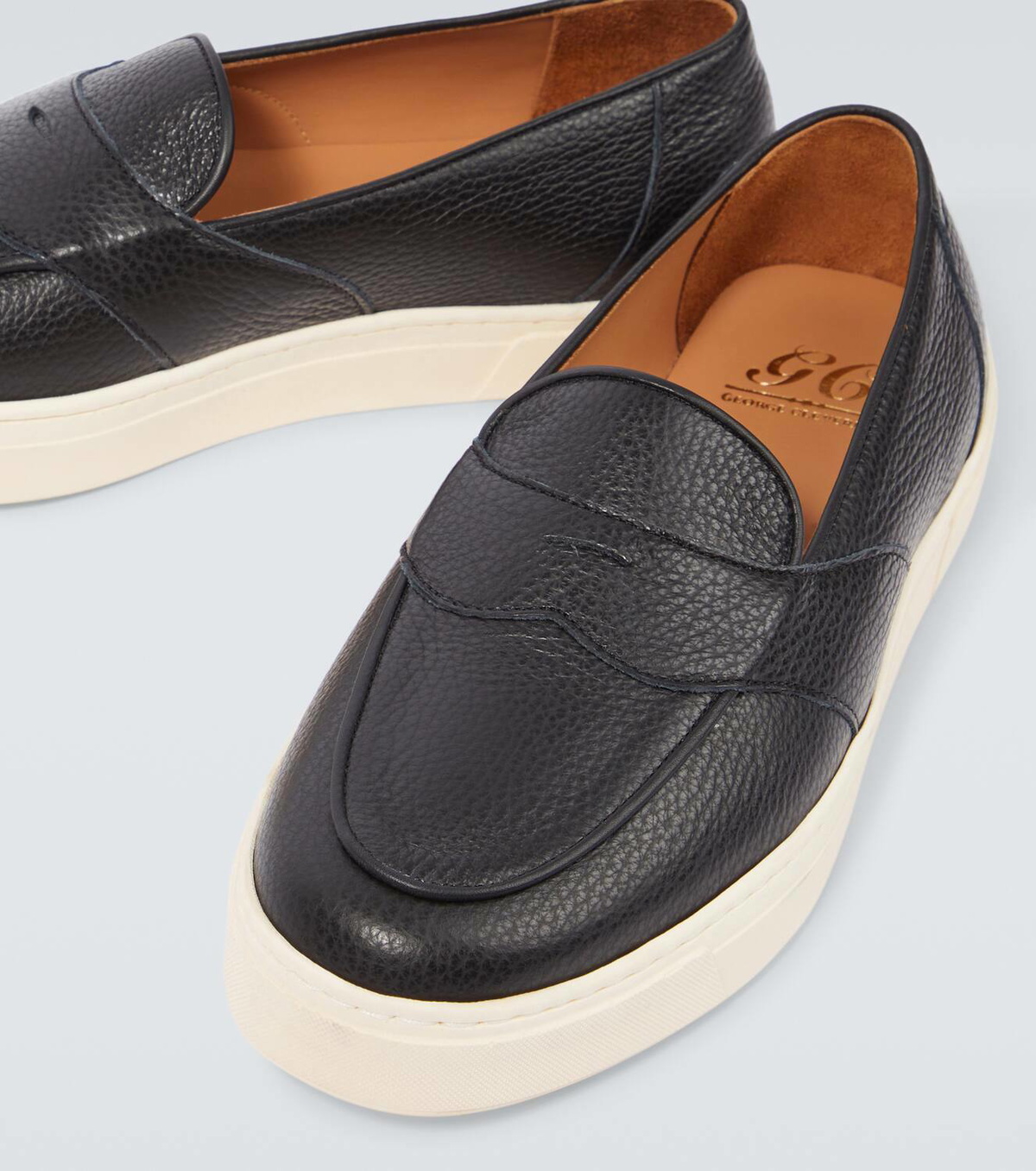 George Cleverley Joey II leather penny loafers George Cleverley