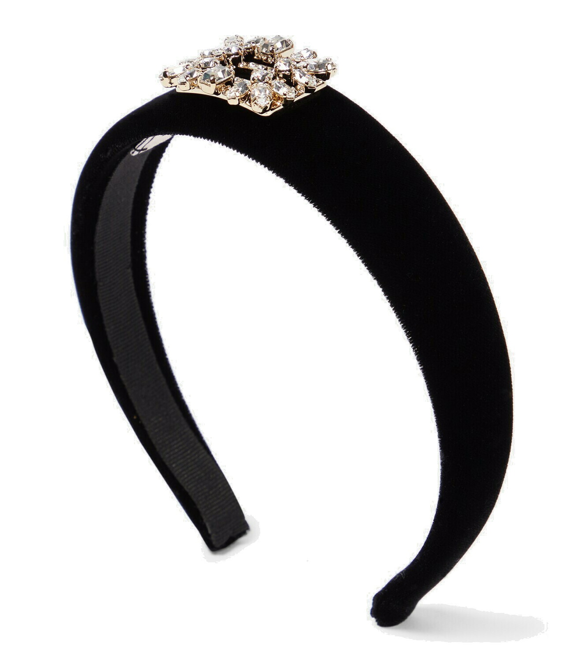 Roger Vivier Embellished velvet headband Roger Vivier