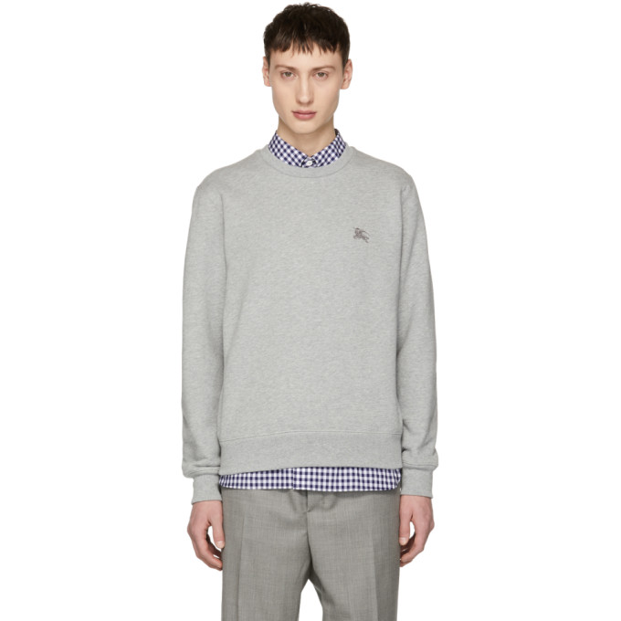 Burberry Grey Logo Gateley Sweatshirt Burberry