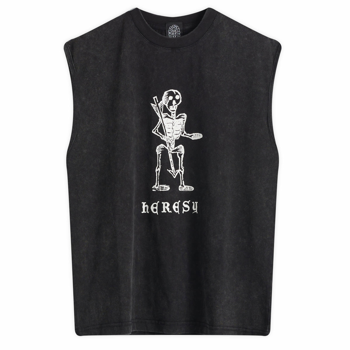 Heresy Men's Skeleton Vest in Ash Heresy