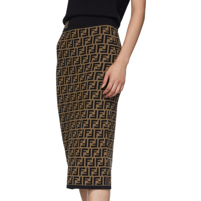 Fendi Brown Forever Fendi Skirt Fendi