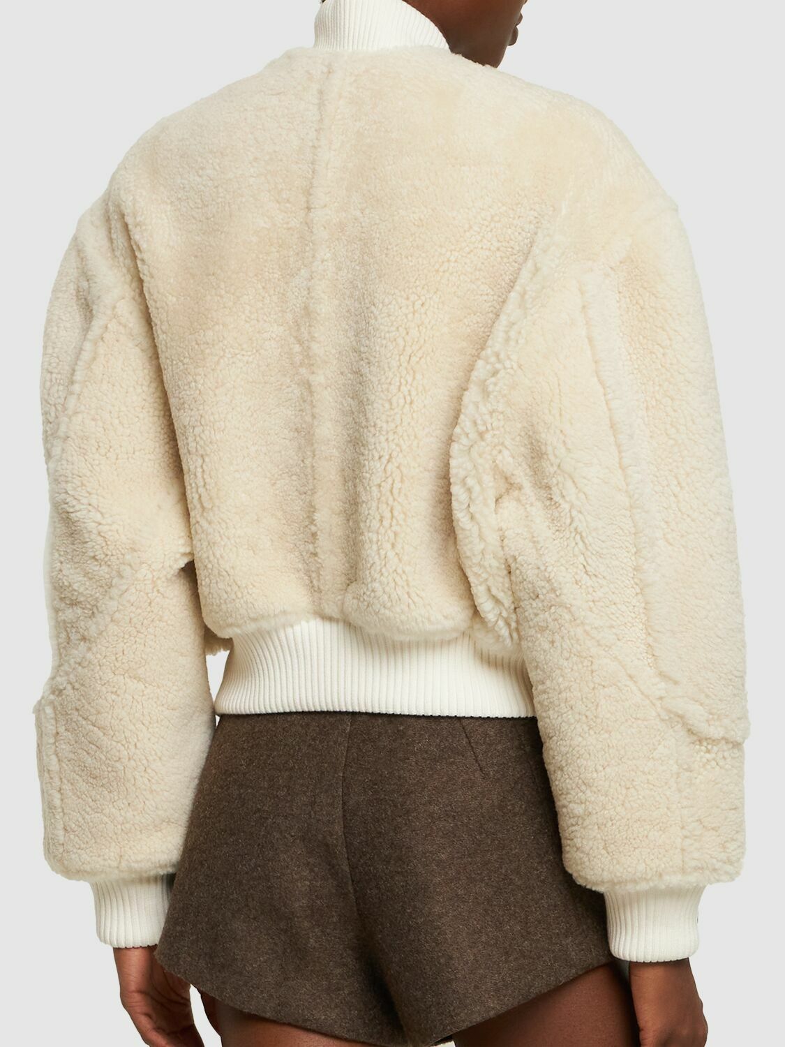 JACQUEMUS - Le Blouson Pilou Lamb Fur Jacket Jacquemus