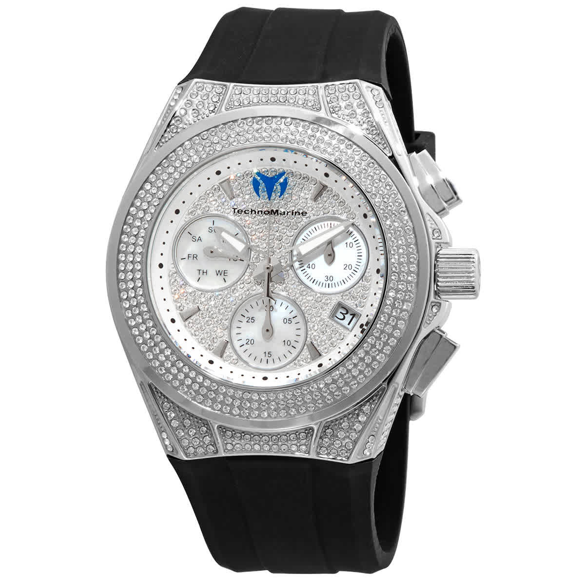 Technomarine Cruise Chronograph Quartz Crystal Ladies Watch TM-118107 ...