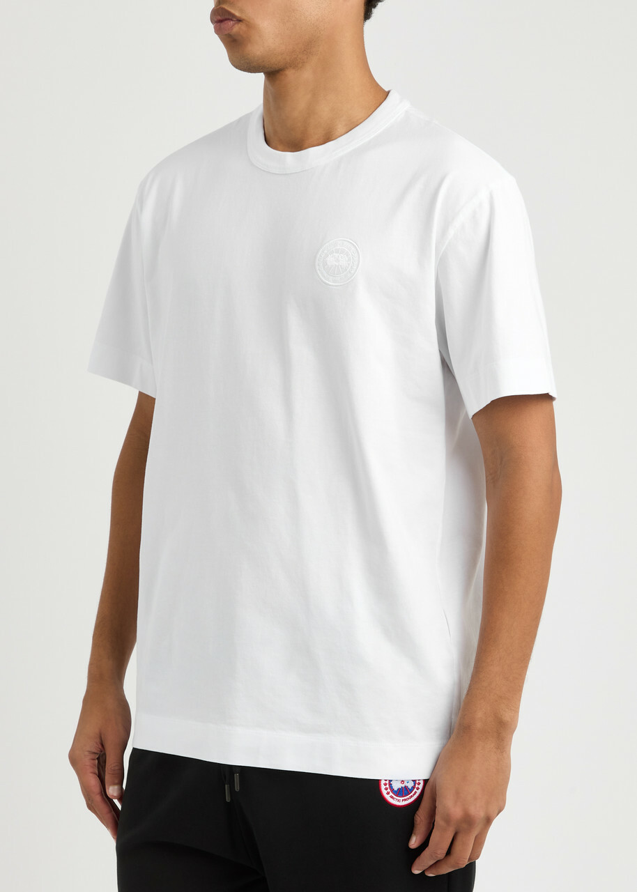 Canada Goose Gladstone Logo Cotton T-shirt White Canada Goose