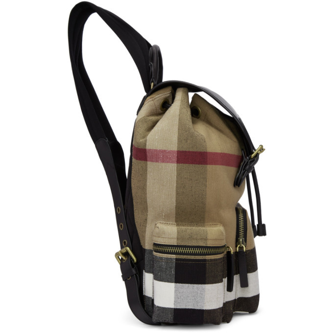 Burberry Tan Large Rucksack Burberry