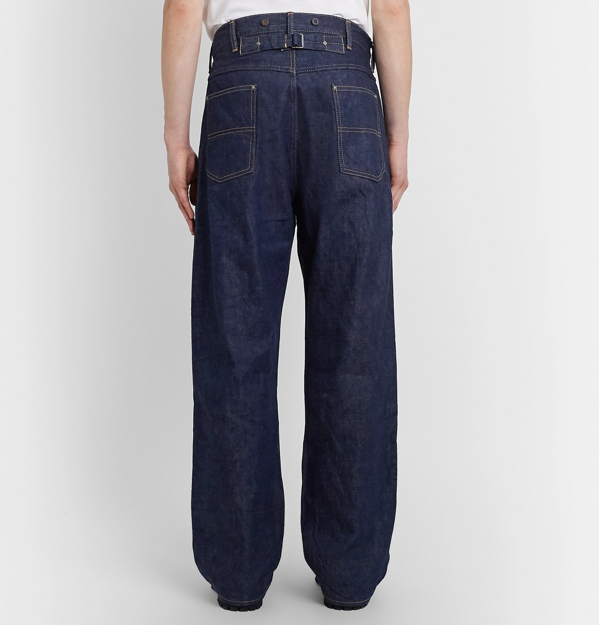 Chimala - Wide-Leg Selvedge Denim Jeans - Blue Chimala