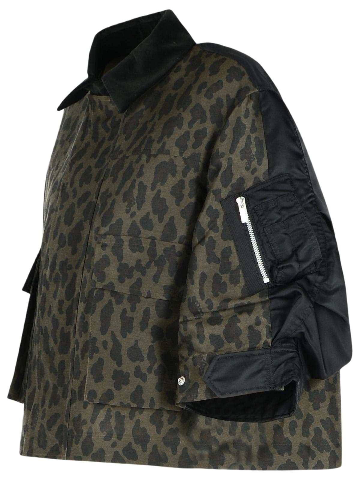 Sacai Brown Polyester Jacket Sacai