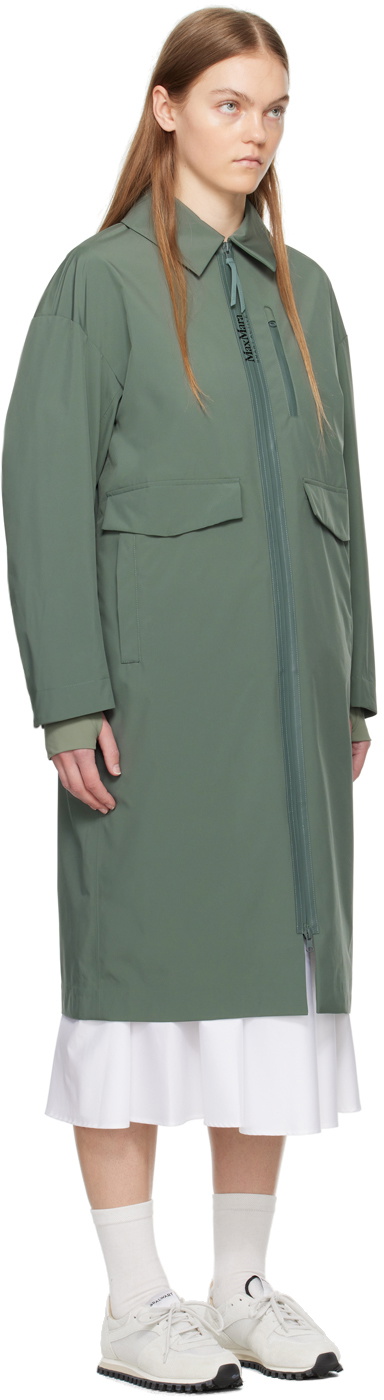 Max Mara Leisure Green Algebra Coat Max Mara Leisure