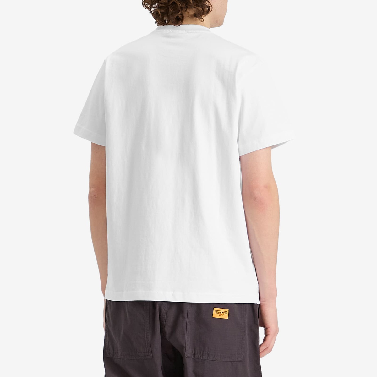 Service Works Men's Service Logo T-Shirt in White Service Works