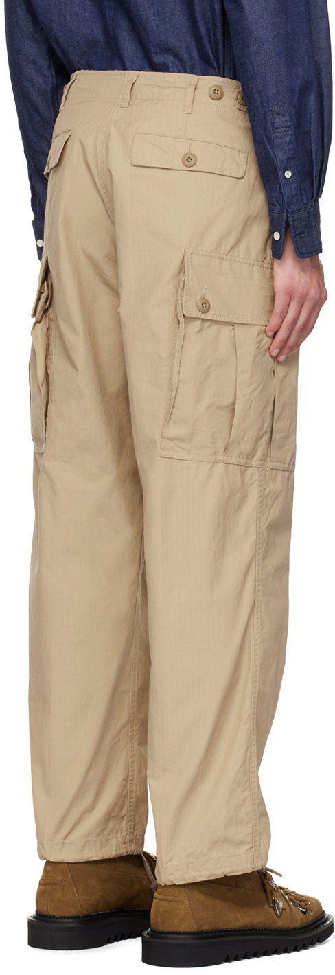 BEAMS PLUS Beige Military Cargo Pants Beams Plus