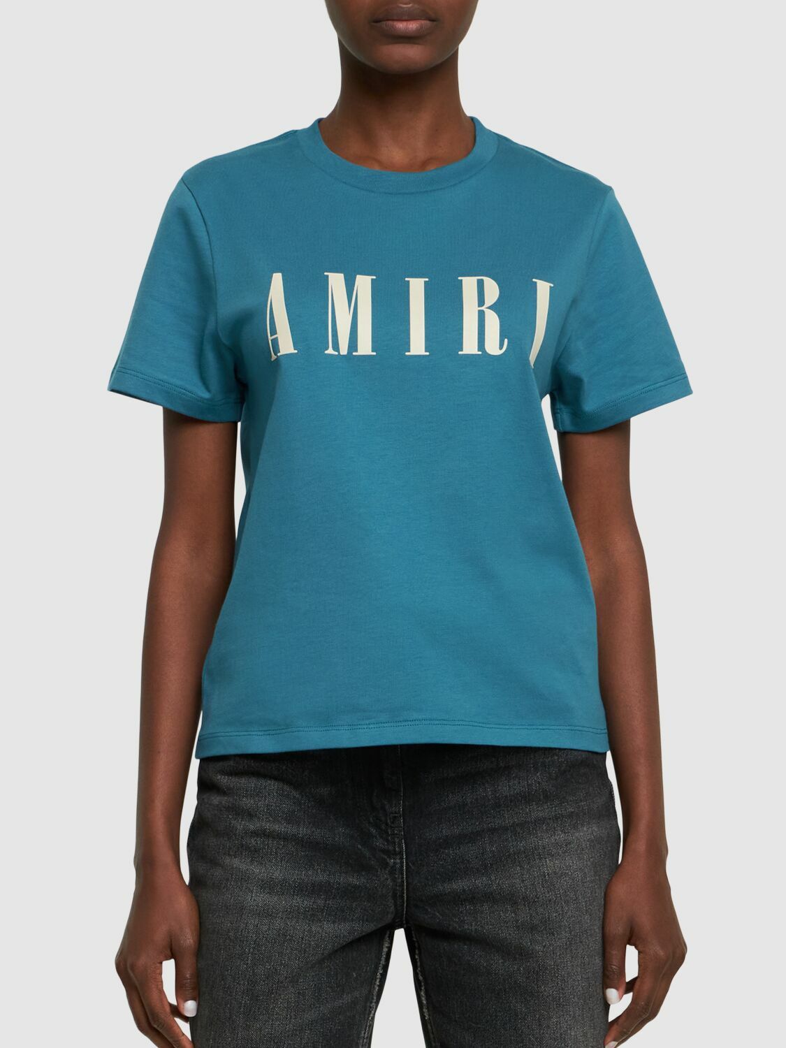 AMIRI - Logo Printed Cotton Jersey T-shirt Amiri