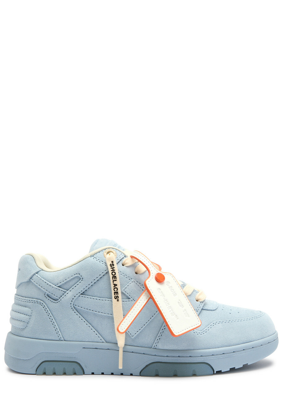 Off-white Out Of Office Leather Sneakers Light Blue Off-White