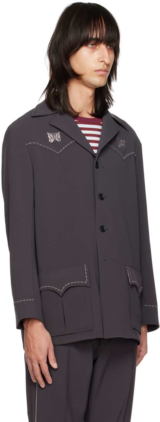 NEEDLES Gray Western Leisure Jacket Needles
