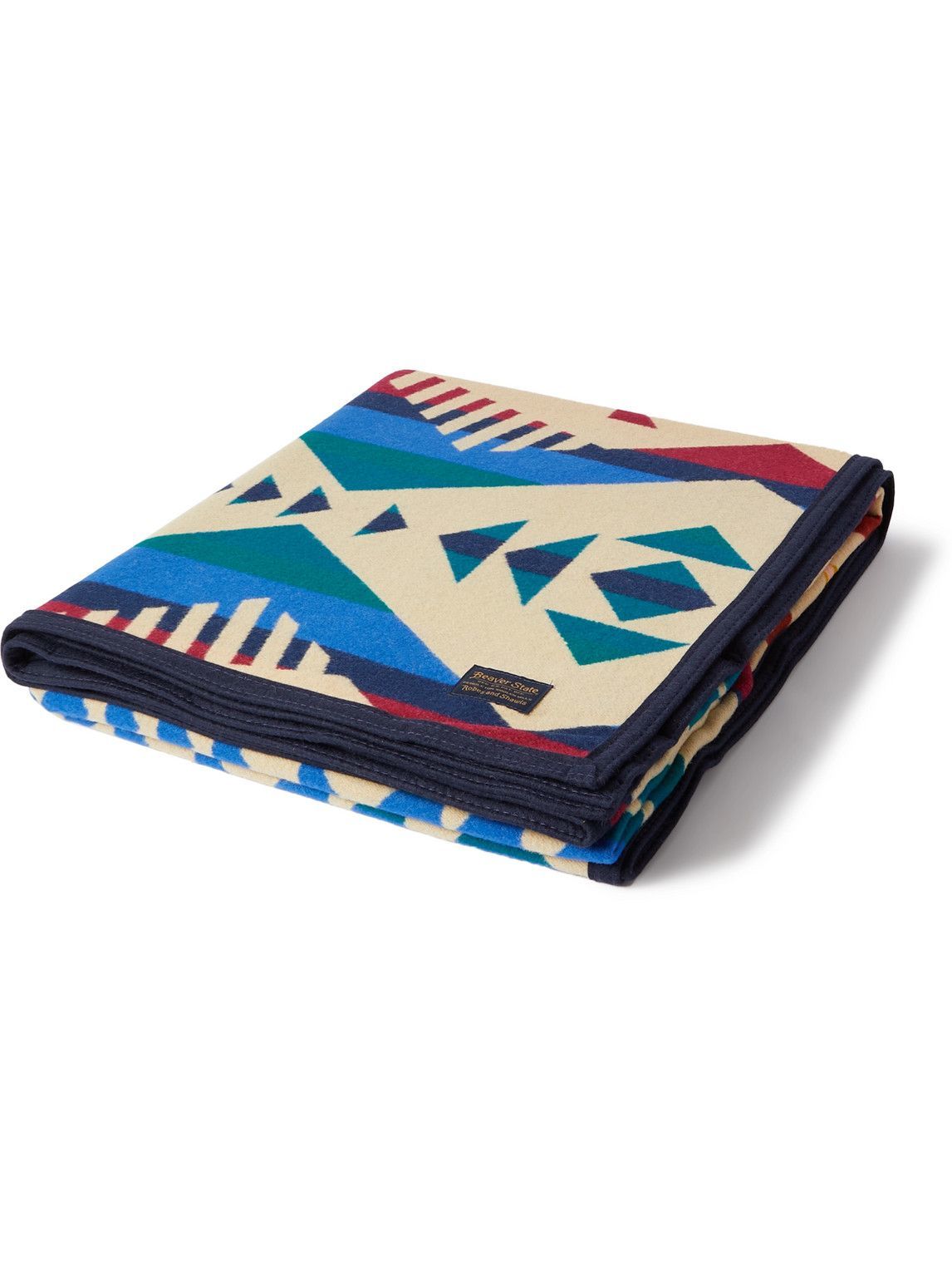 Pendleton - Los Lunas Virgin Wool and Cotton-Blend Jacquard Blanket ...