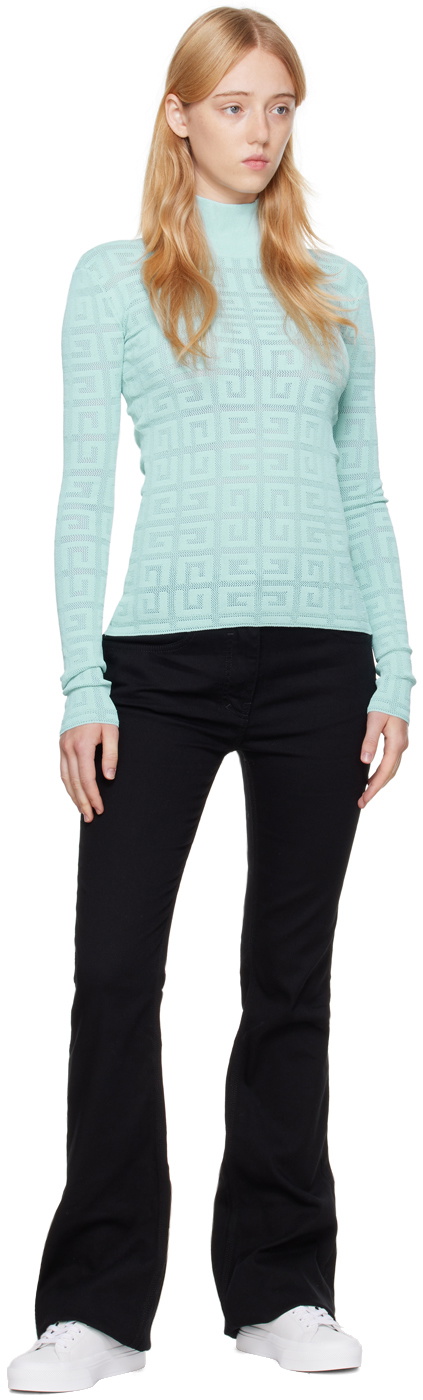 Givenchy Blue Monogram Turtleneck Givenchy