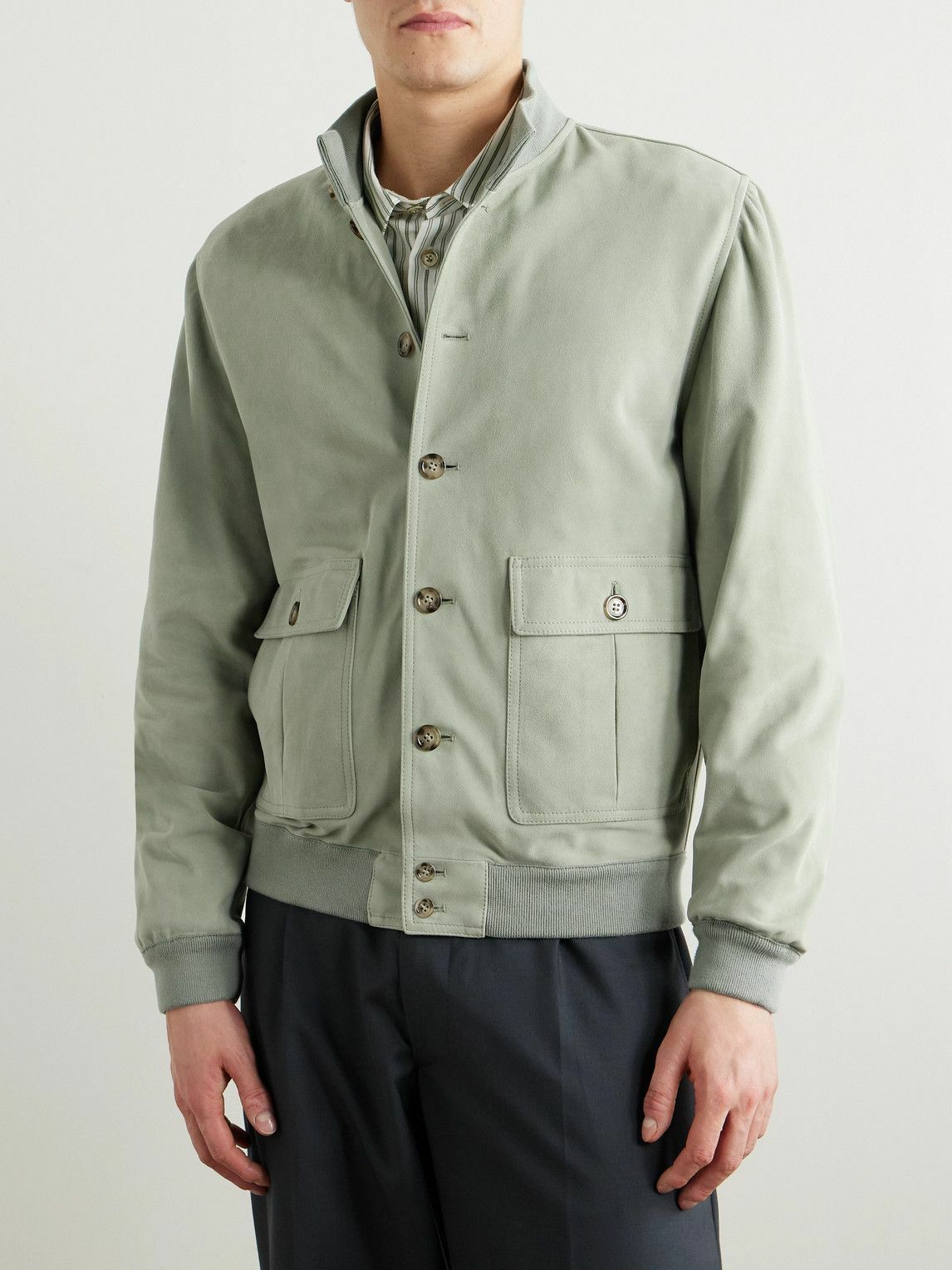 Valstar - Valstarino Suede Jacket - Green Valstarino