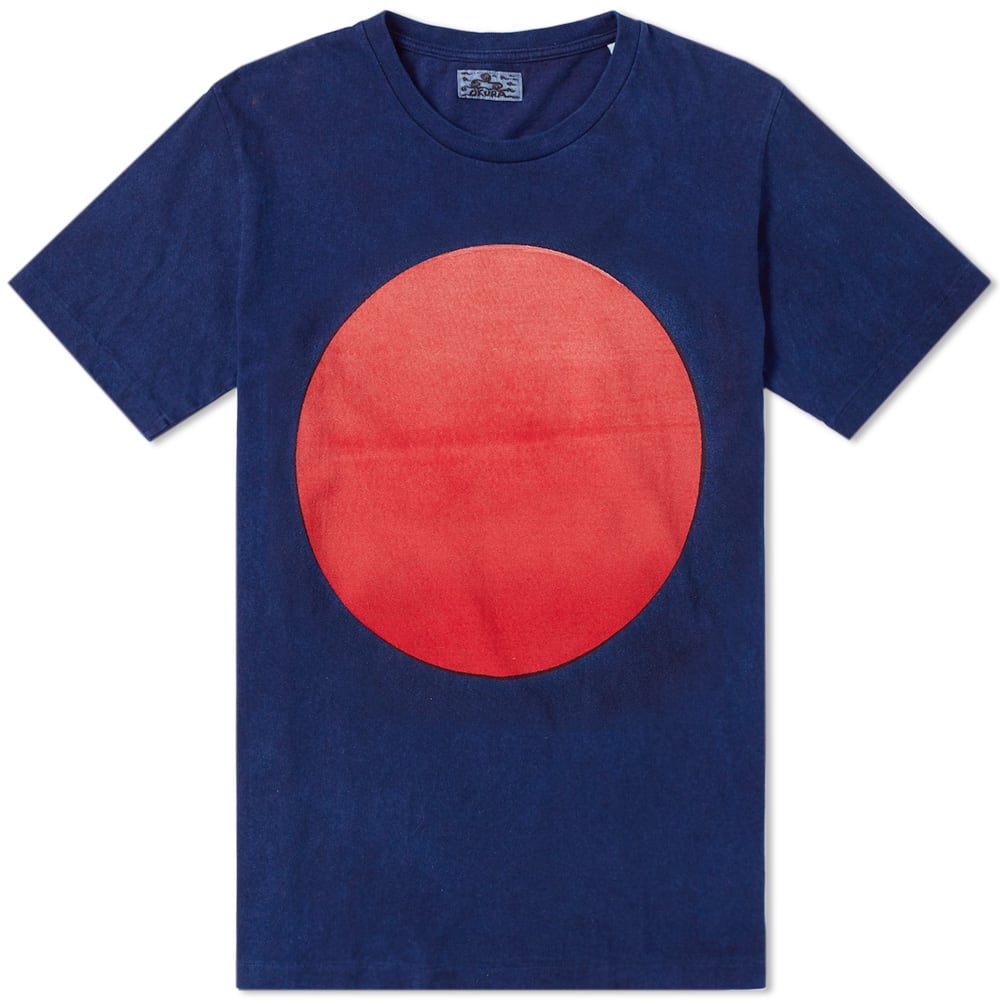 Blue Blue Japan Big Circle Tee Blue Blue Japan