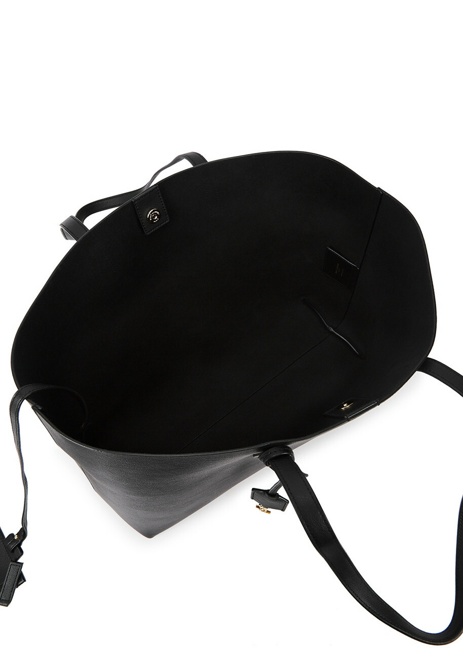 Saint Laurent East West Grained Leather Tote - Black - One Size Saint ...