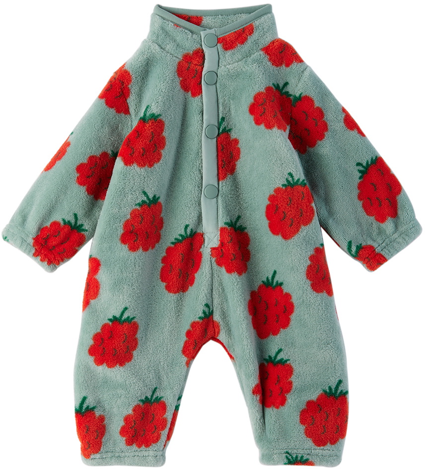 TINYCOTTONS Baby Green Raspberries Jumpsuit TINYCOTTONS