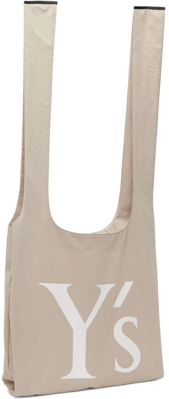 Y's Beige Logo Tote Ys