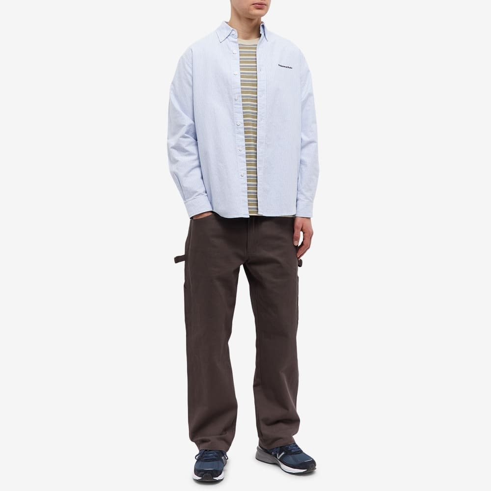 thisisneverthat Men's Long Sleeve Stripe T-Shirt in Ivory thisisneverthat