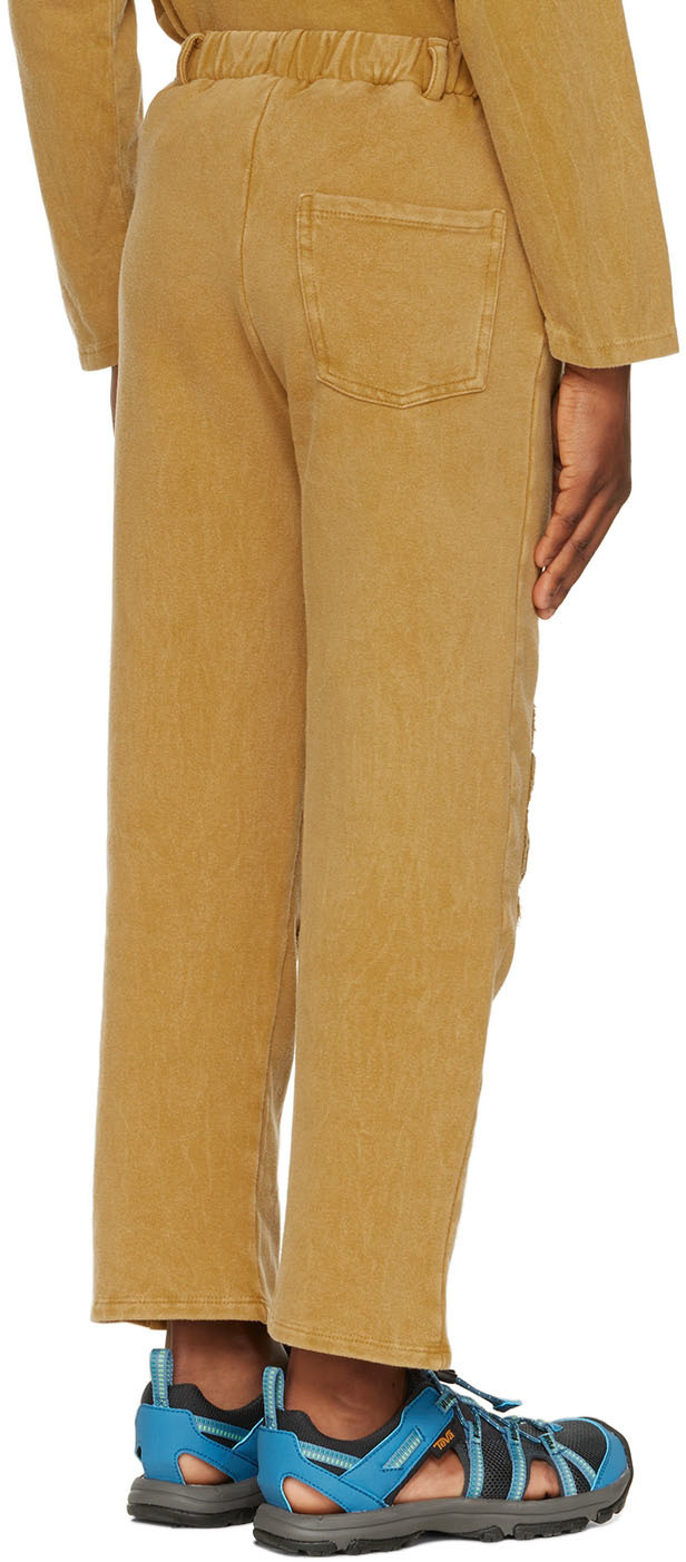 Bobo Choses Brown Kids Knee Patches Lounge Pants Bobo Choses