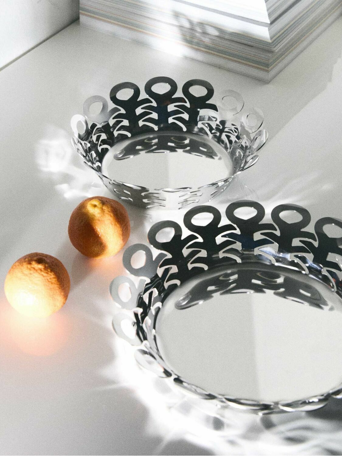 ALESSI Vimini Steel Tray Alessi