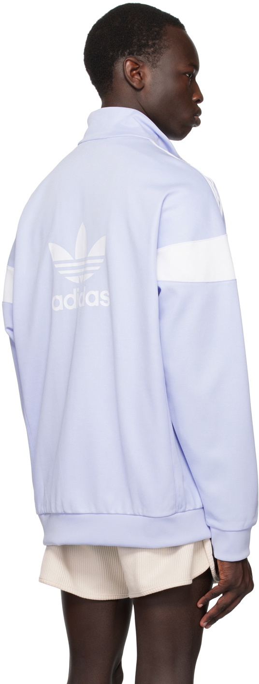 adidas Originals Blue Striped Jacket adidas Originals