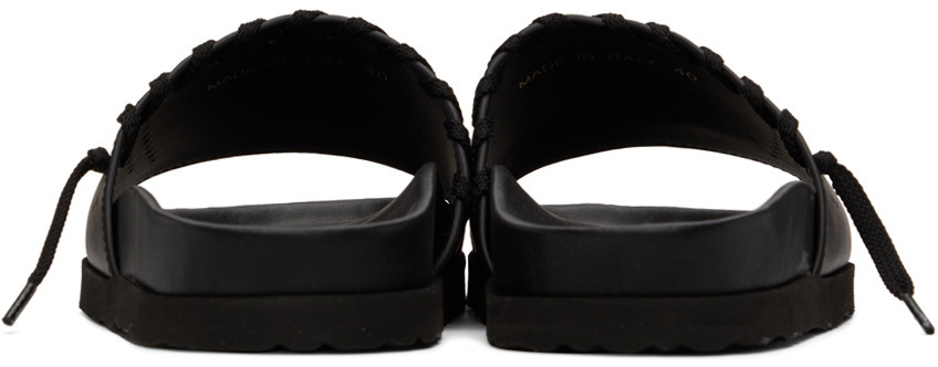 Palm Angels Black Palm 1 Slider Sandals Palm Angels