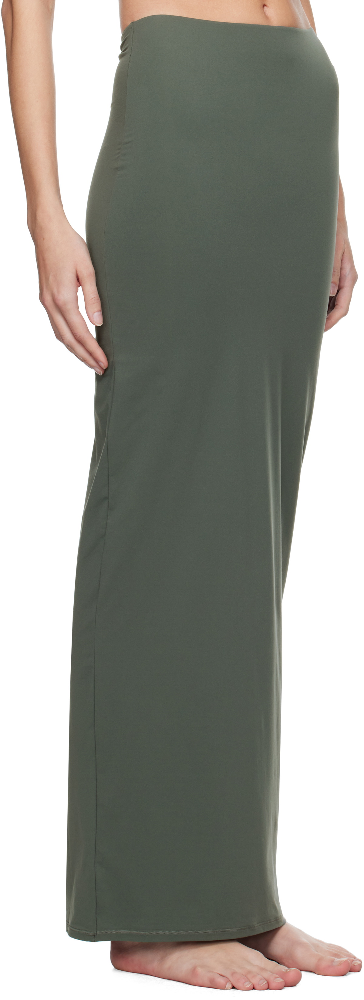 SKIMS Khaki Fits Everbody Maxi Skirt SKIMS