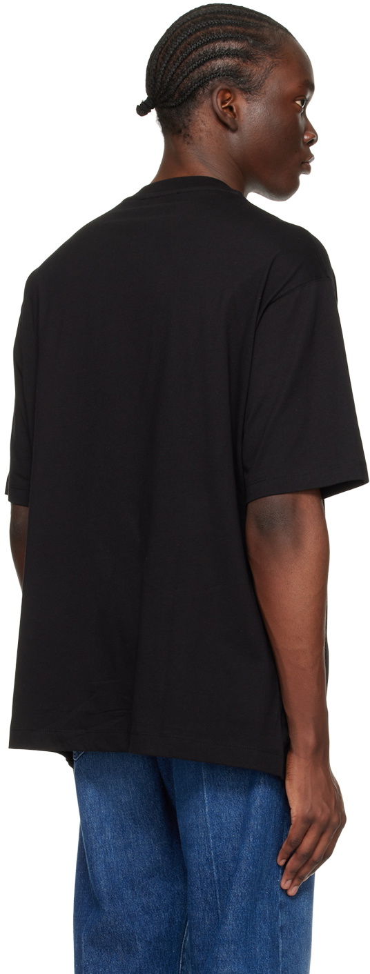 Versace Jeans Couture Black Upside Down T-Shirt Versace