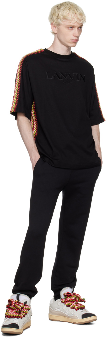 Lanvin Black Side Curb T-Shirt Lanvin