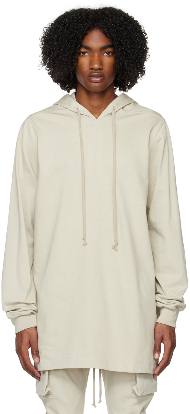 Rick Owens Off-White Drawstring Hoodie Rick Owens