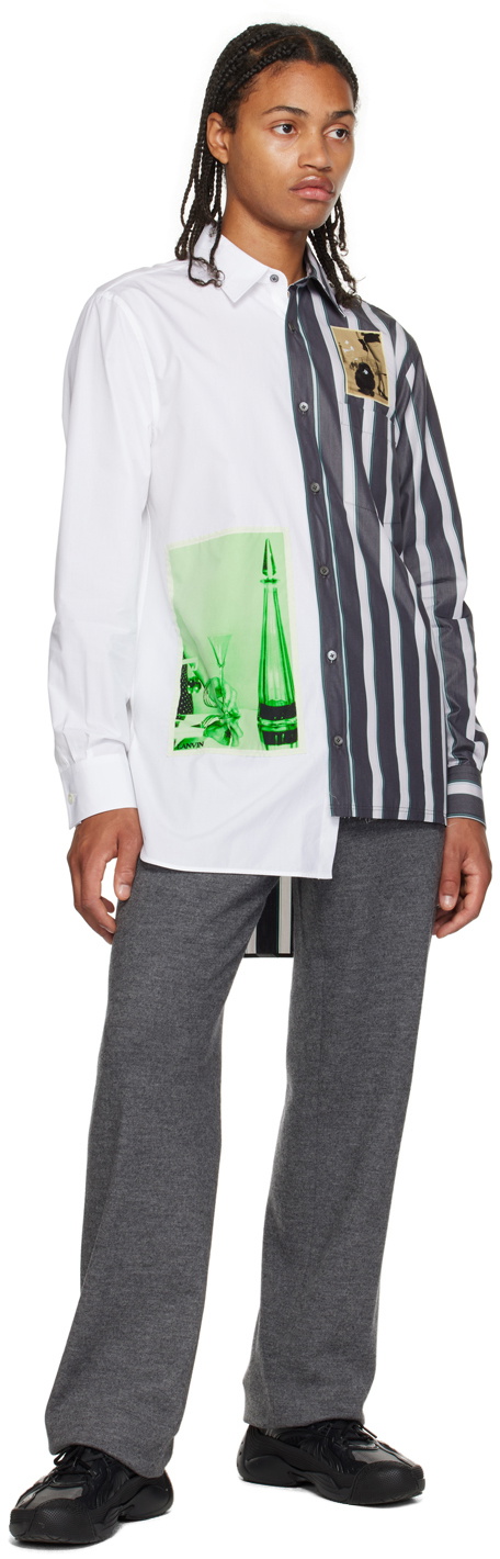 Lanvin Gray Elasticized Trousers Lanvin