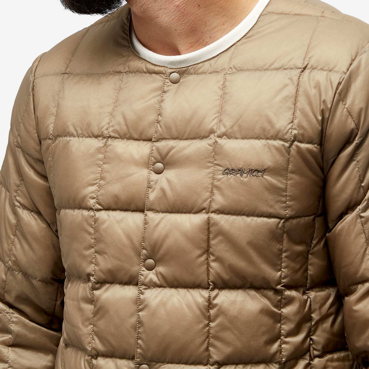 Gramicci Men's Inner Down Jacket in Deep Olive Gramicci