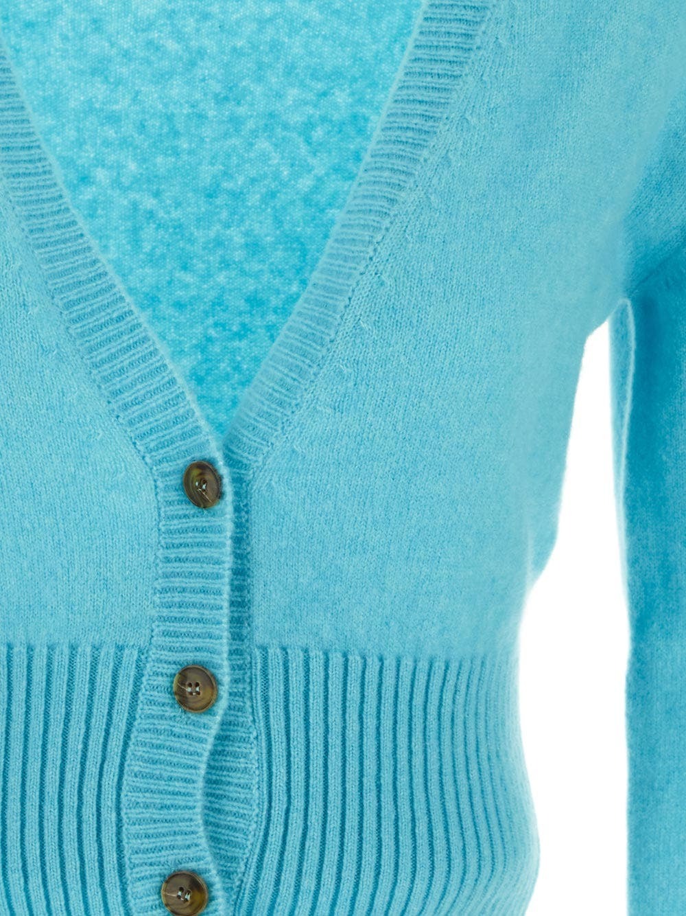 Laneus Light Blue Cashmere Cardigan Laneus