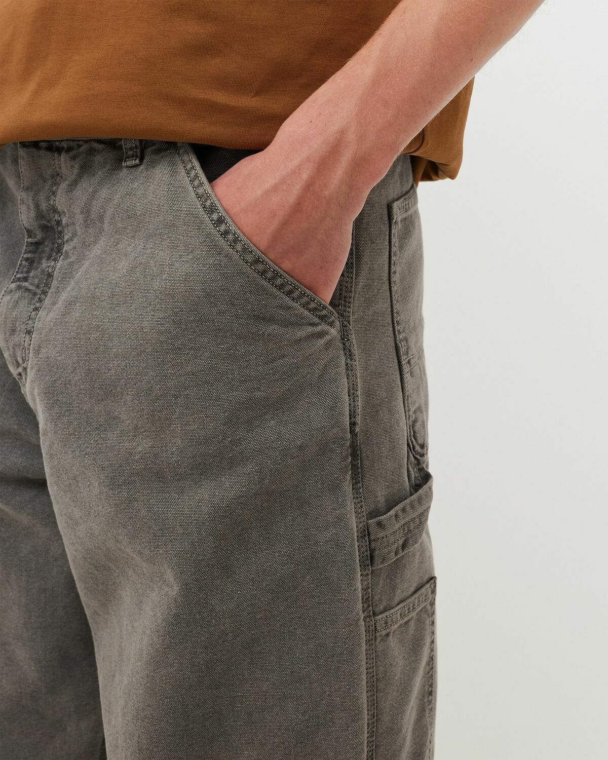 Carhartt Wip Single Knee Pant Grey - Mens - Casual Pants Carhartt WIP